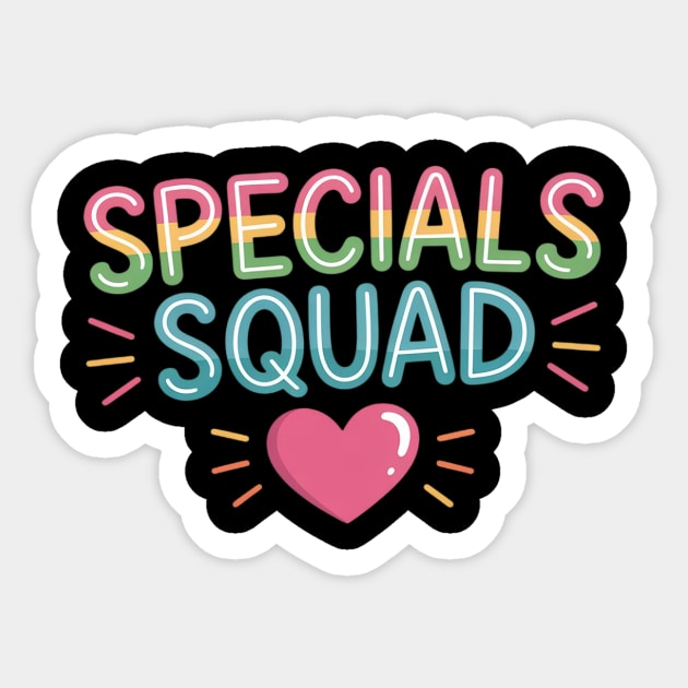 Specials Squad Art Music PE Tech Gym Teacher Team - Specials Squad Art ...