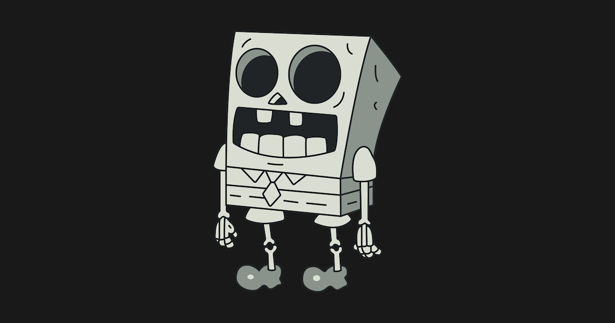 Skeleton Spongebob - Spongebob - T-Shirt | TeePublic
