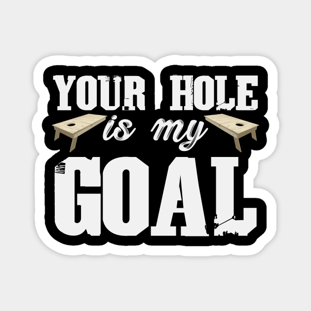 Bean Bag Quote Bags Hole Cornhole Sack Toss Goal Cornhole Magnet