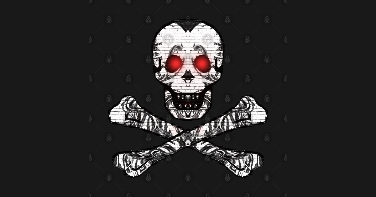 Terminator Skull Graffiti Stencil - Skullshirt - T-Shirt | TeePublic