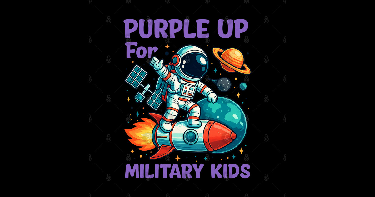 Purple Up For Military Kids Military Child Month USA - Purple Up ...