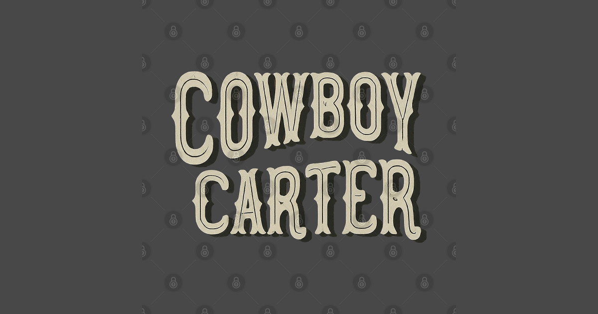 Rustic Western Cowboy Carter Graphic - Cowboy Carter - T-Shirt | TeePublic