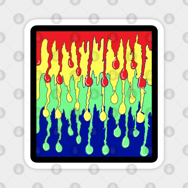 graffiti drip pop art 7 - Graffiti - Magnet | TeePublic