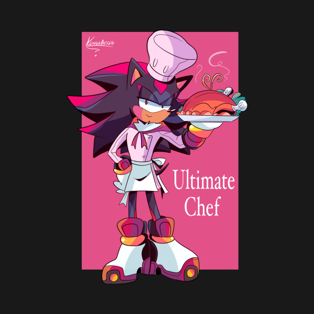 Utimate chef - Shadow The Hedgehog - T-Shirt | TeePublic