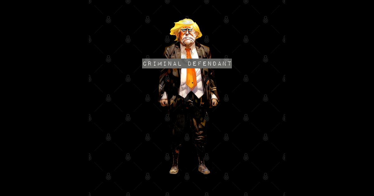Trump: Criminal Defendant No. 2 (No Fill - Light Background) - Trump ...