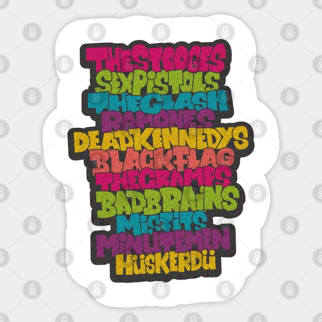 Punk Legends. Cult punk bands design. Punk rock will never die! Punk ...