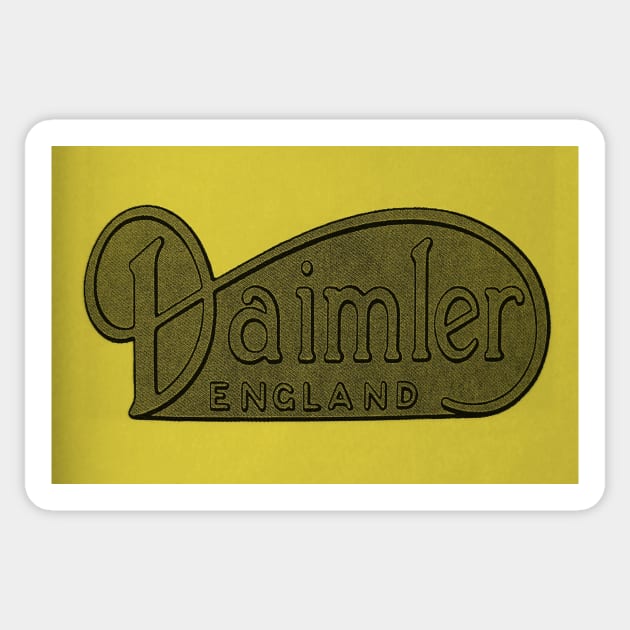 Gold Daimler - Daimler - Sticker | TeePublic