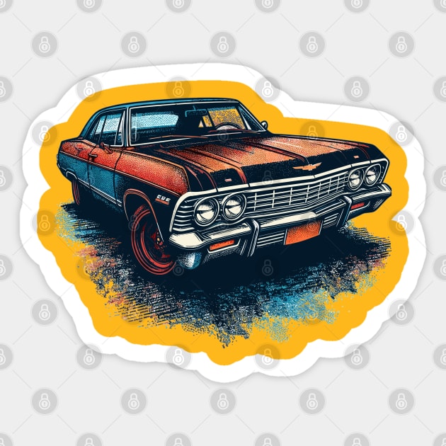 Chevy Bel Air Impala - Chevy Bel Air Impala - Sticker | TeePublic
