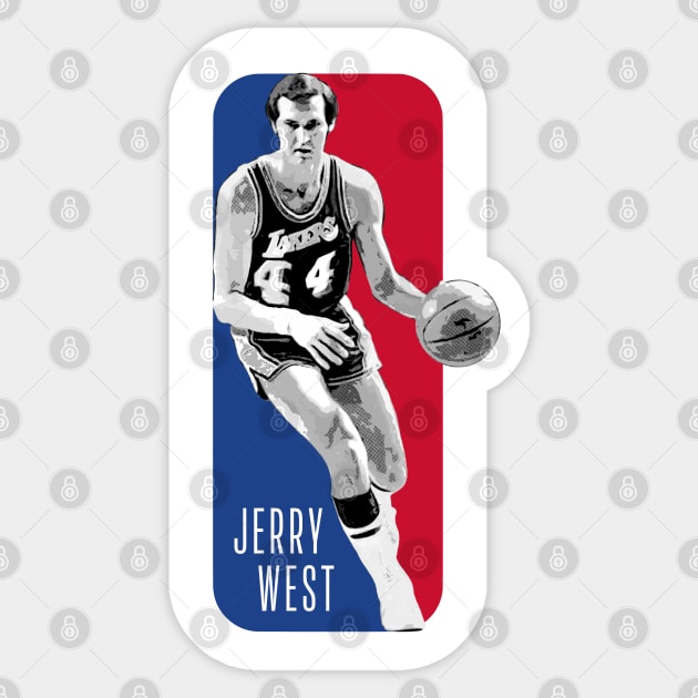 Jerry West - The Logo - Jerry West - Sticker | TeePublic
