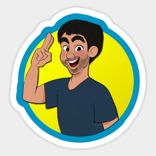 Dave Lee Down Under Logo - Textless - Dave Lee Down Under - Sticker ...