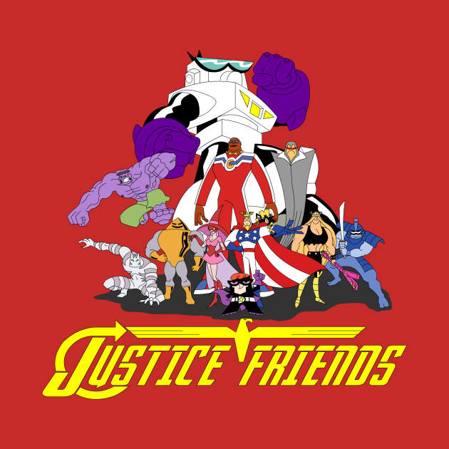 JUSTICE FRIENDS - Toon - T-Shirt | TeePublic