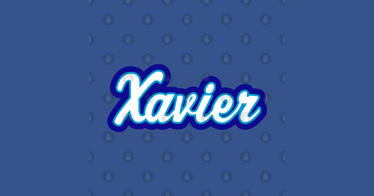 Vintage Script Xavier - Xavier - T-Shirt | TeePublic