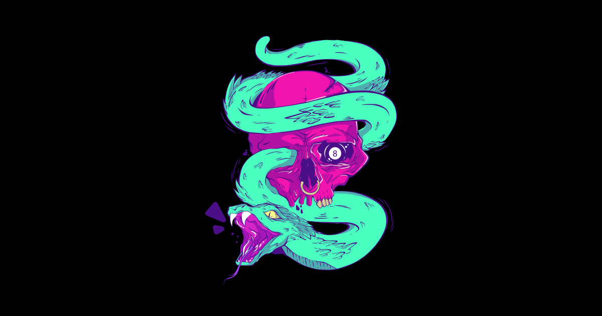 Snake Eyes - Horror - Sticker | TeePublic