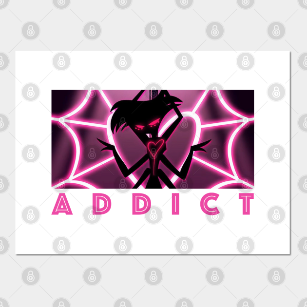 Angel Dust Addict - Hazbin Hotel - Posters and Art Prints | TeePublic