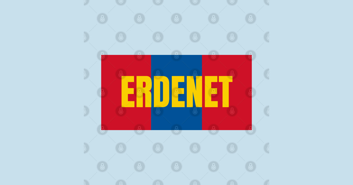 Erdenet City in Mongolian Flag Colors - Mongolia Flag - T-Shirt | TeePublic