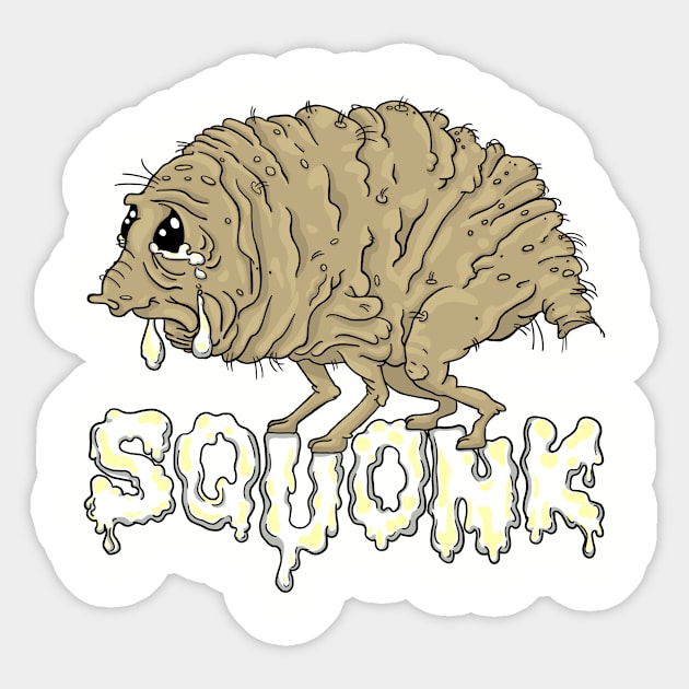 Squonk Crying His Own Tears - Squonk - Sticker | TeePublic