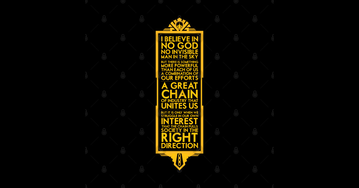 The Great Chain - Bioshock - Sticker | TeePublic