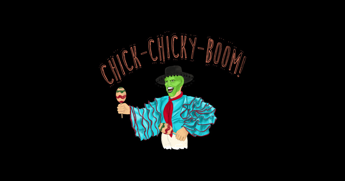 The Mask-Chicky Boom! - Custom Designed - Sticker | TeePublic