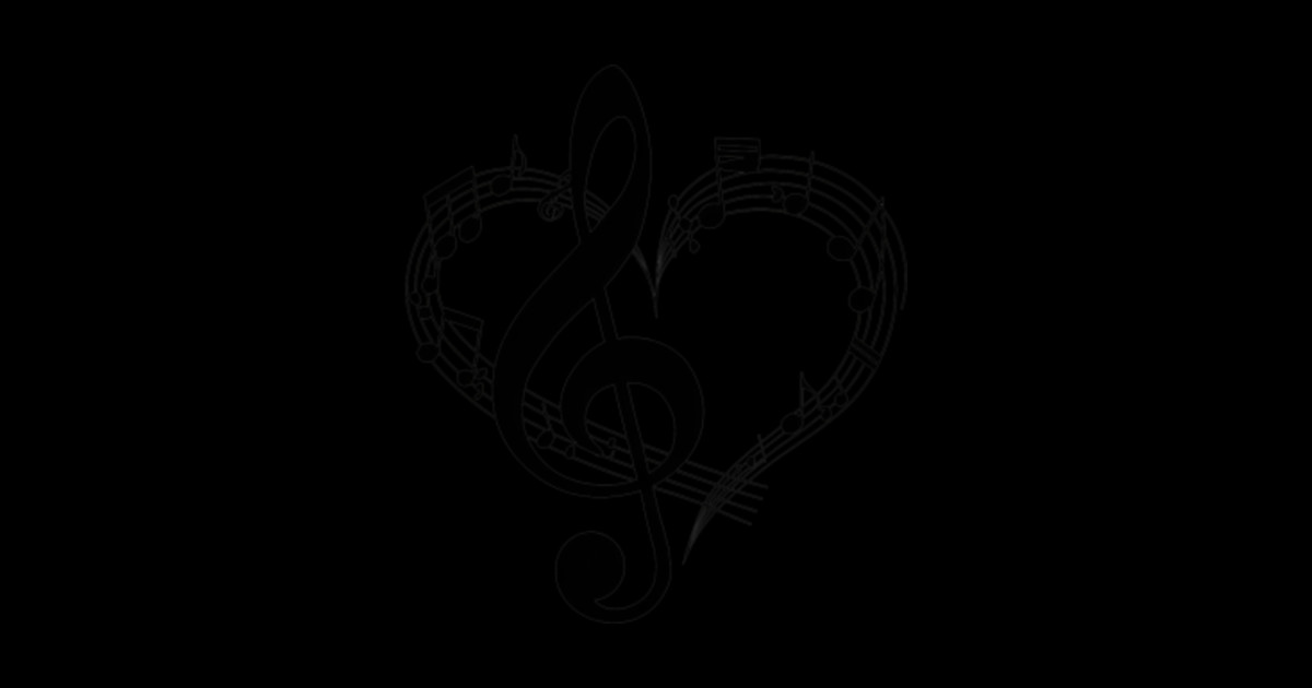 Love Music Note, Musical love notation - Notes Music - Posters and Art ...