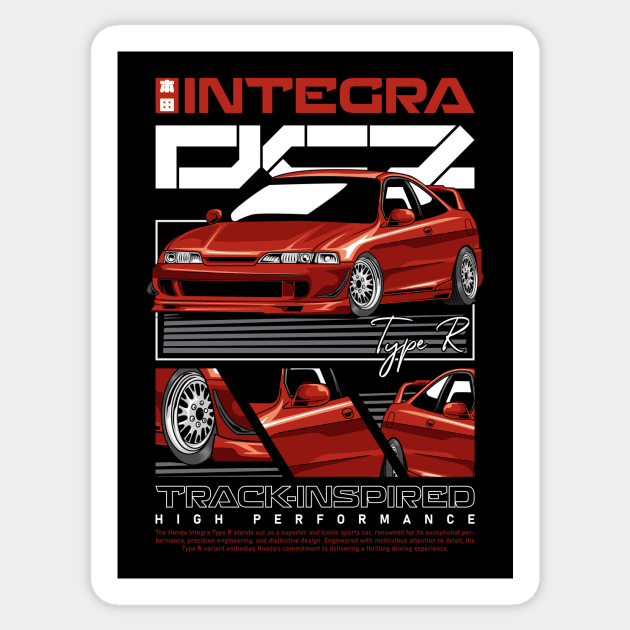 Integra Type R DC2 JDM Car - Integra Type R Dc2 Jdm Car - Sticker ...