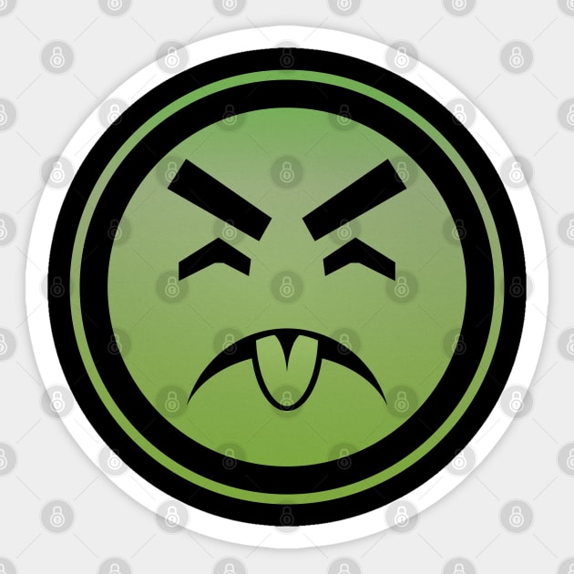 yuk, basic emoji-style - Emoji - Sticker | TeePublic