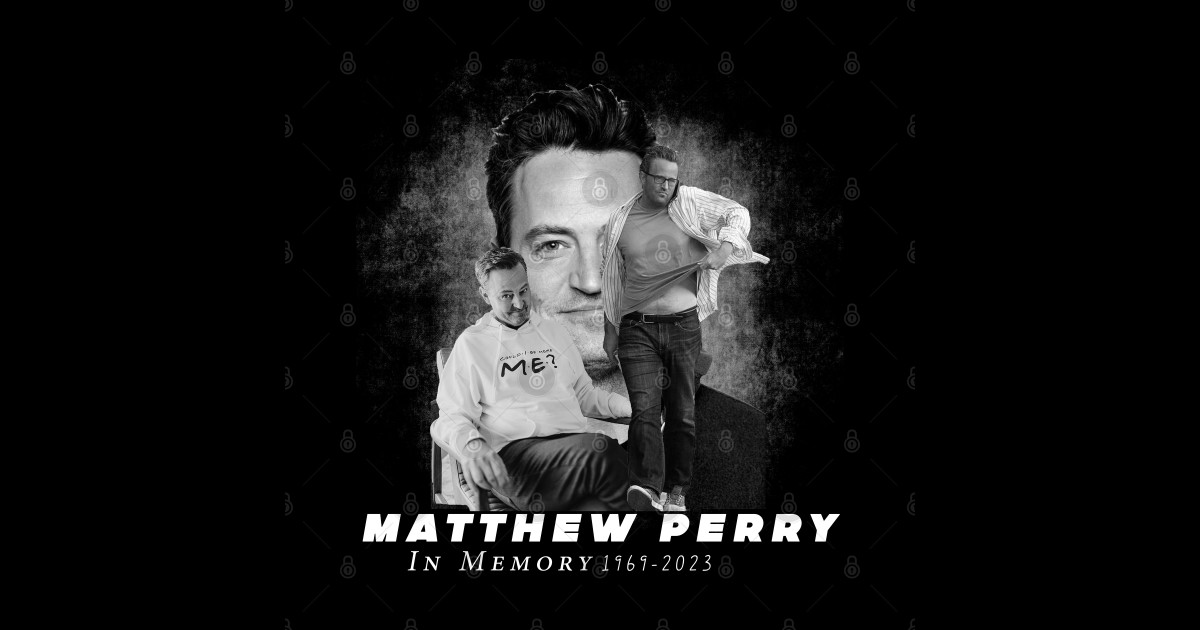 matthew perry - Matthew Perry Rip - Pin | TeePublic