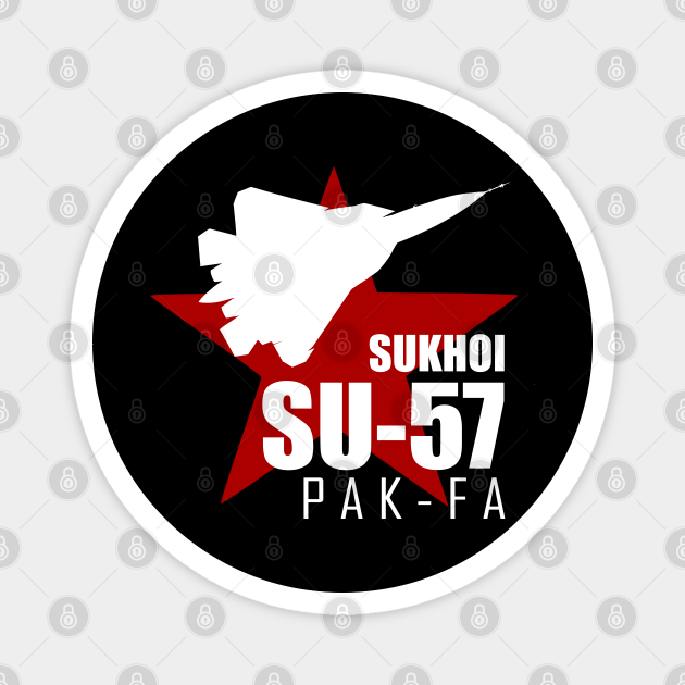 Sukhoi Su-57 - Russian Fighter Plane - Magnet | TeePublic