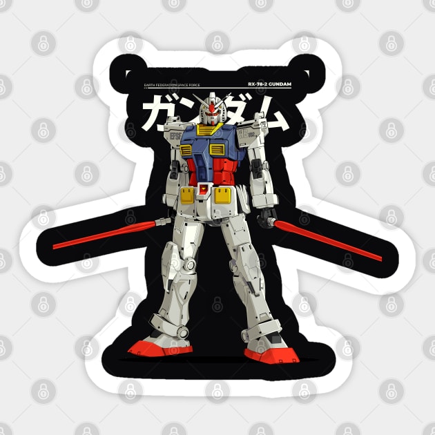 Gundam RX 78 - Gundam Rx 78 - Sticker | TeePublic