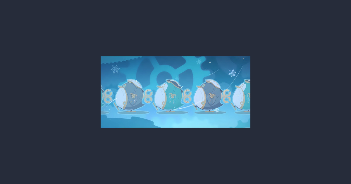 Genshin Impact Freminet: Progress Namecard - Genshin - T-Shirt | TeePublic