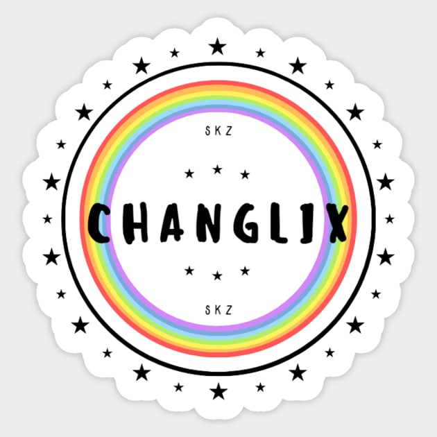 Changlix SKZ - Changbin x Felix - Changlix - Sticker | TeePublic