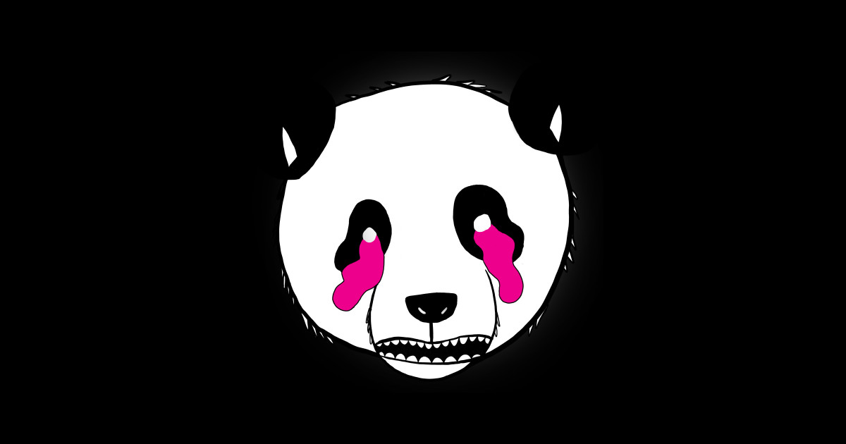 Drippy Panda - Panda - Sticker | TeePublic