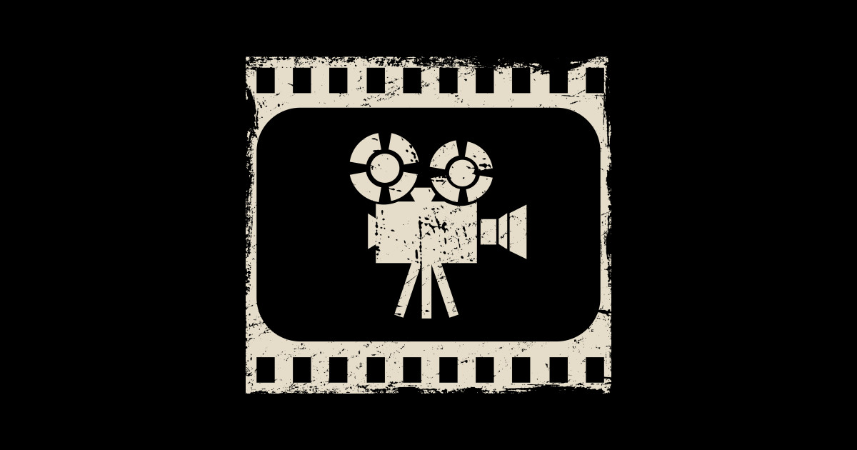Retro Film Camera | Director Filmmaker Design - Filmmaker - Sticker ...