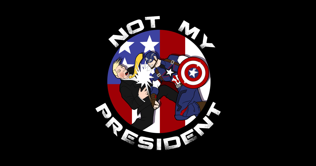 Not My President - Notmypresident - Sticker | TeePublic