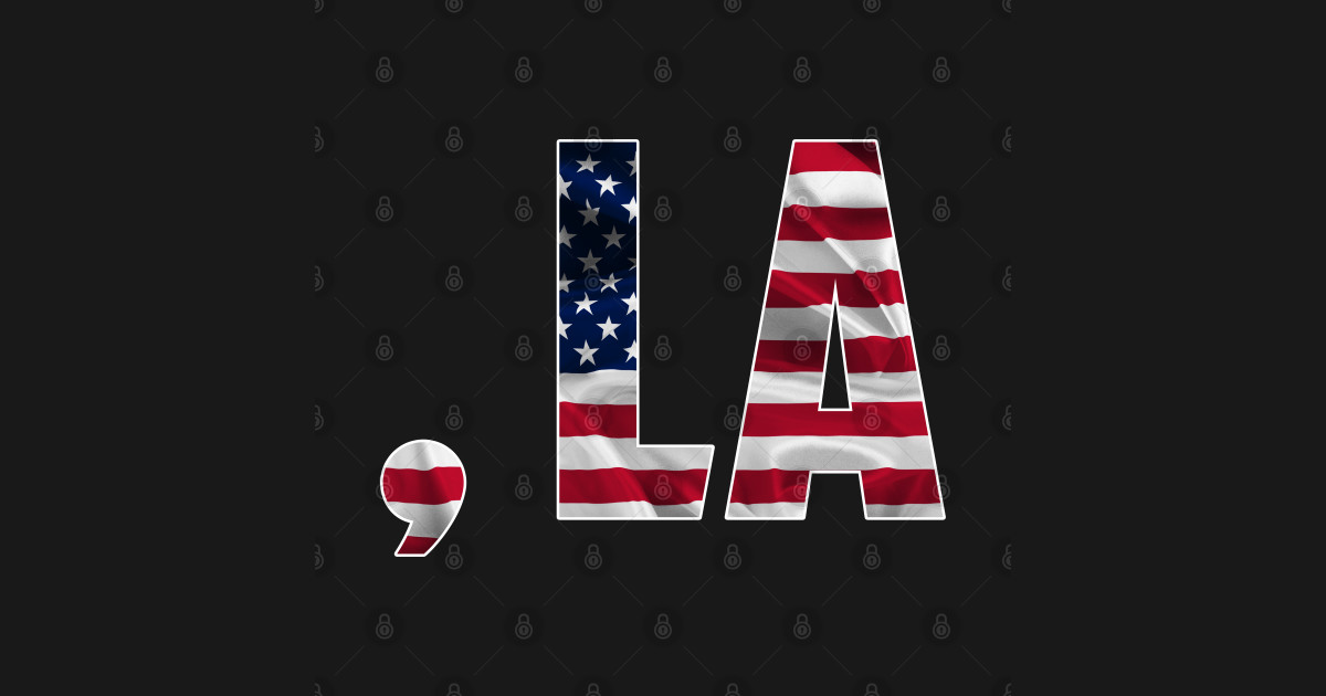 Comma La American Flag - Comma La - T-Shirt | TeePublic