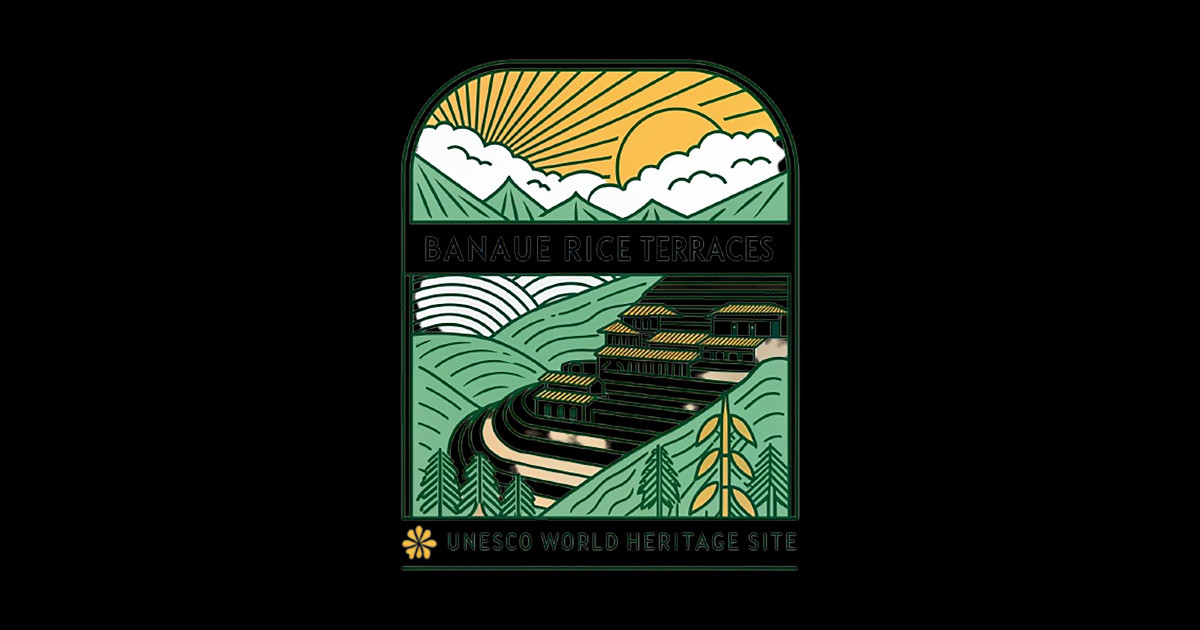 BANAUE RICE TERRACES - Philippines - Sticker | TeePublic