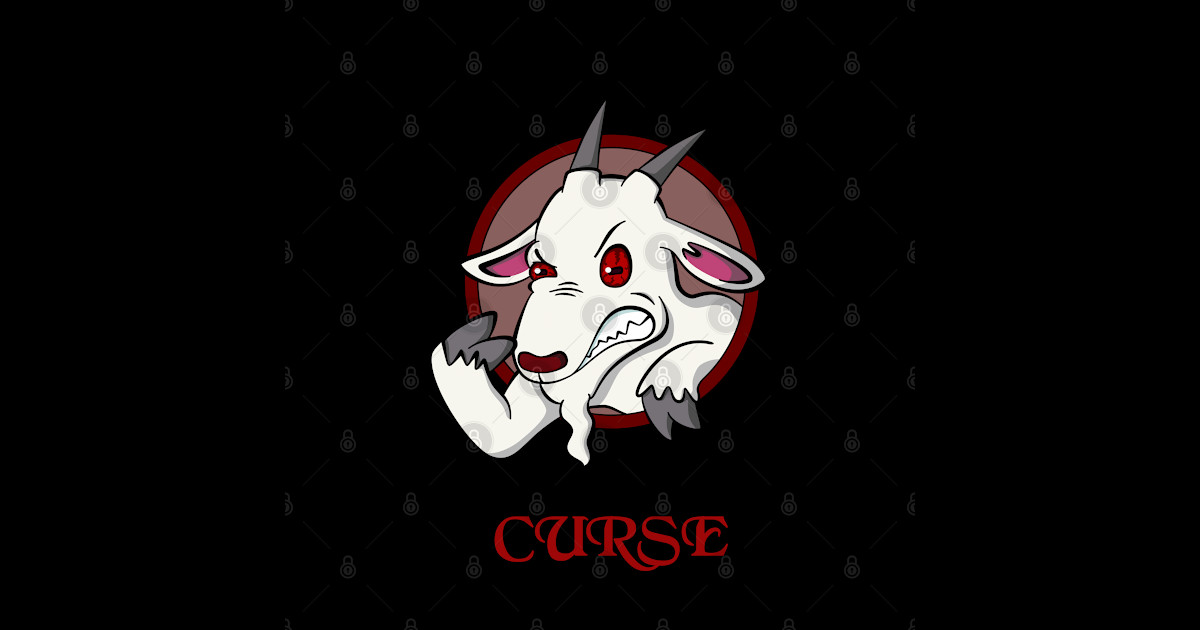 I survived the Curse - Goat - Goat - Sticker | TeePublic