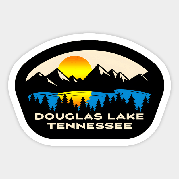 Douglas Lake Tennessee - Douglas - Sticker | TeePublic