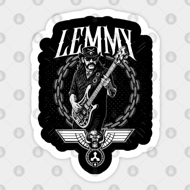 Lemmy / Rock Out - Lemmy Kilmister - Sticker | TeePublic