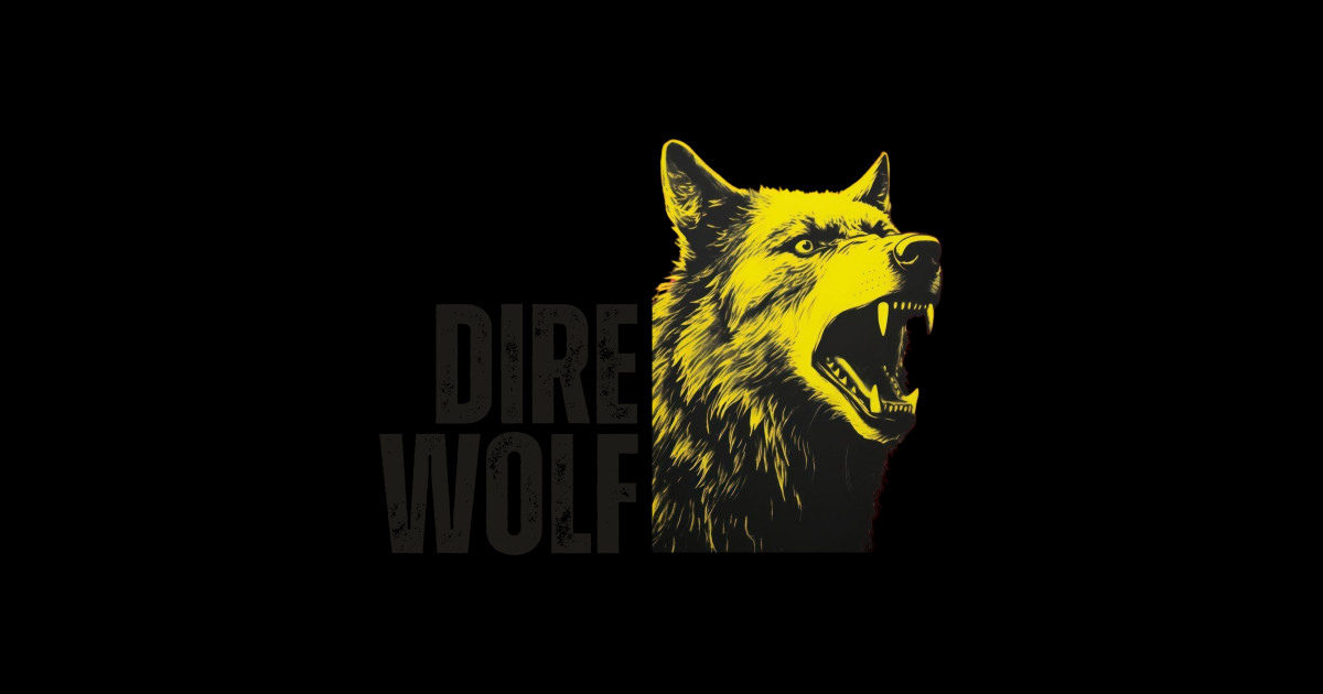 Dire-Wolf - Dire Wolf - Sticker | TeePublic