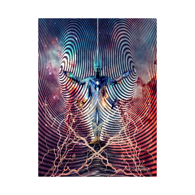 Electromagnetic Spectrum - Visionary Art - T-Shirt | TeePublic