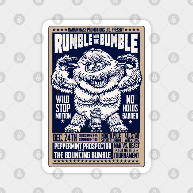 Rumble With The Bumble - Rudolph The Red Nosed Reindeer - Magnet ...