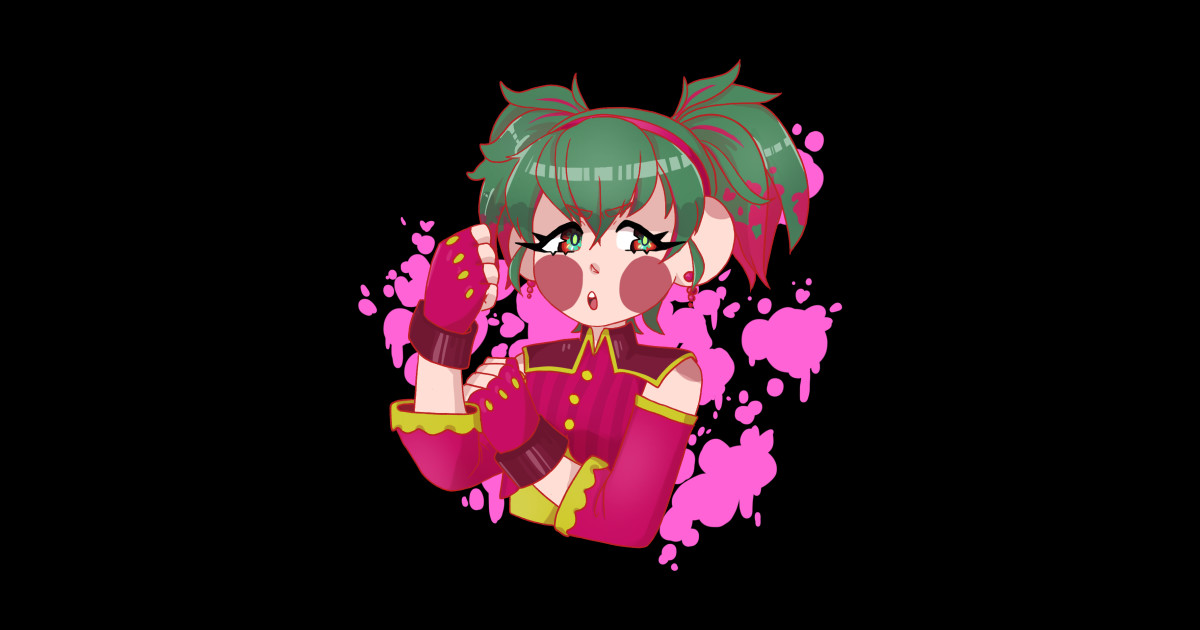 Raspberry Monster - Miku - Sticker | TeePublic