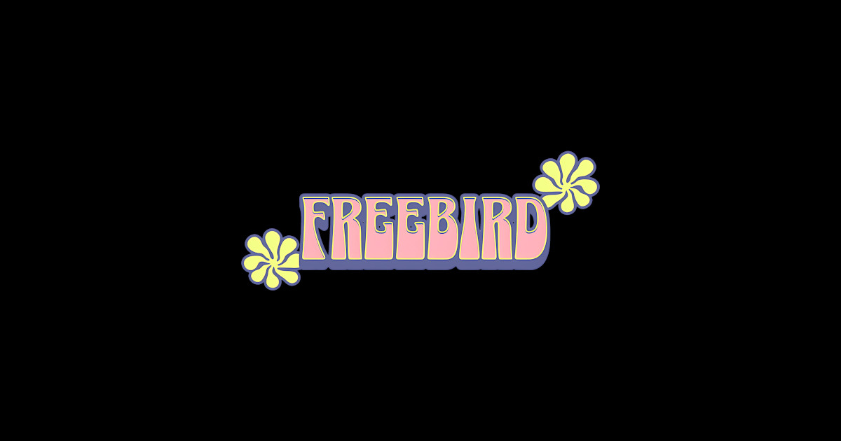 tie dye free - Freebird - Sticker | TeePublic