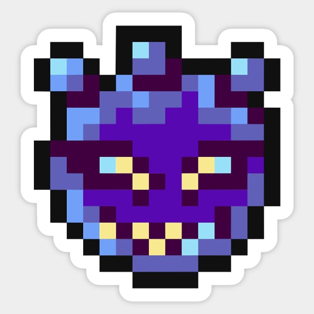 8-Bit Blue Fireball - Final Fantasy - Sticker | TeePublic