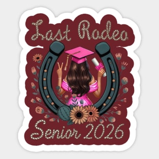 Last Rodeo Senior 2026 Stickers for Sale | TeePublic