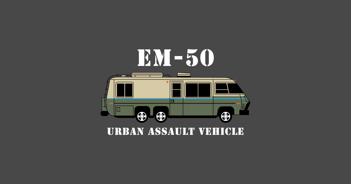 EM-50: Urban Assault Vehicle - Movie Art - T-Shirt | TeePublic