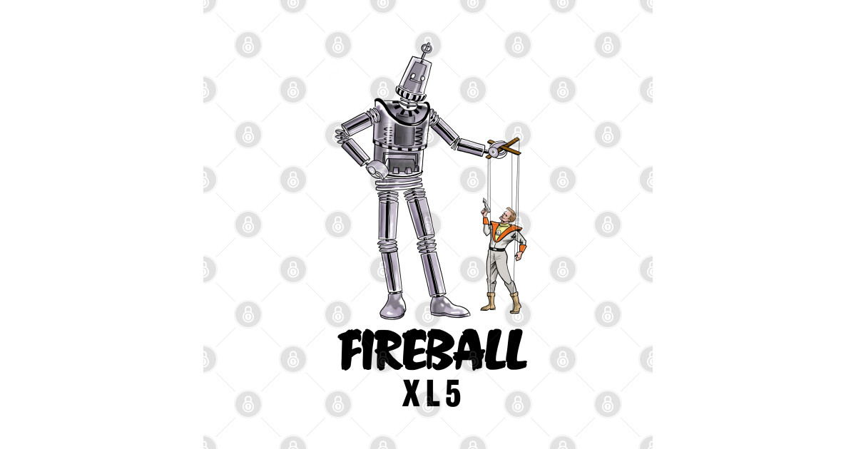 Robert the Robot from 'Fireball XL5' - Fireball Xl5 - T-Shirt | TeePublic