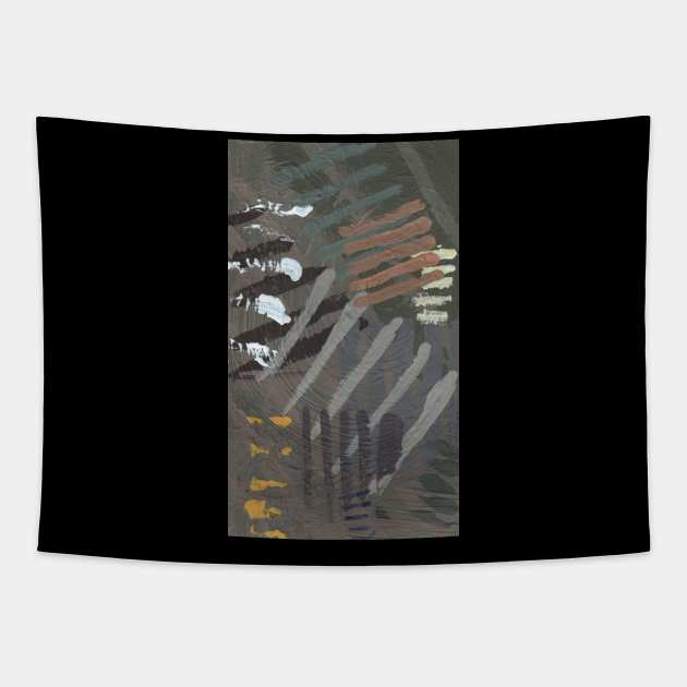 "Desire of Disgust in Retrospect" - Dark Abstract Painting Textured ...