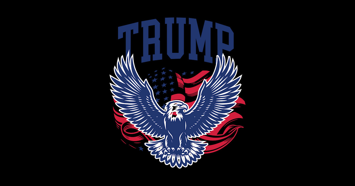 Trump eagle - Trump Is A Scab - Sticker | TeePublic