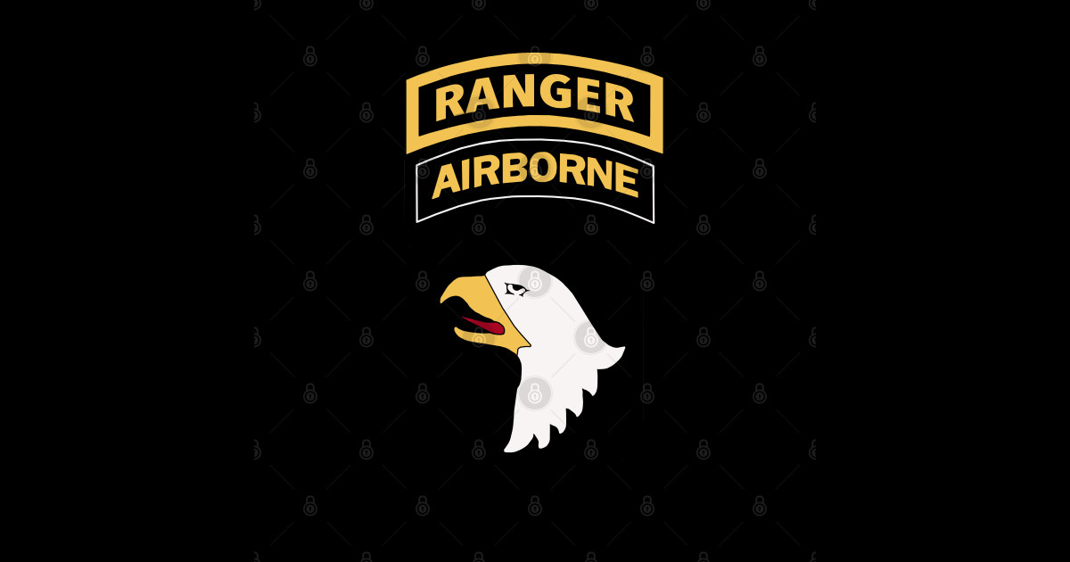 101st Airborne Division with Ranger Tab - 101st Airborne Ranger ...